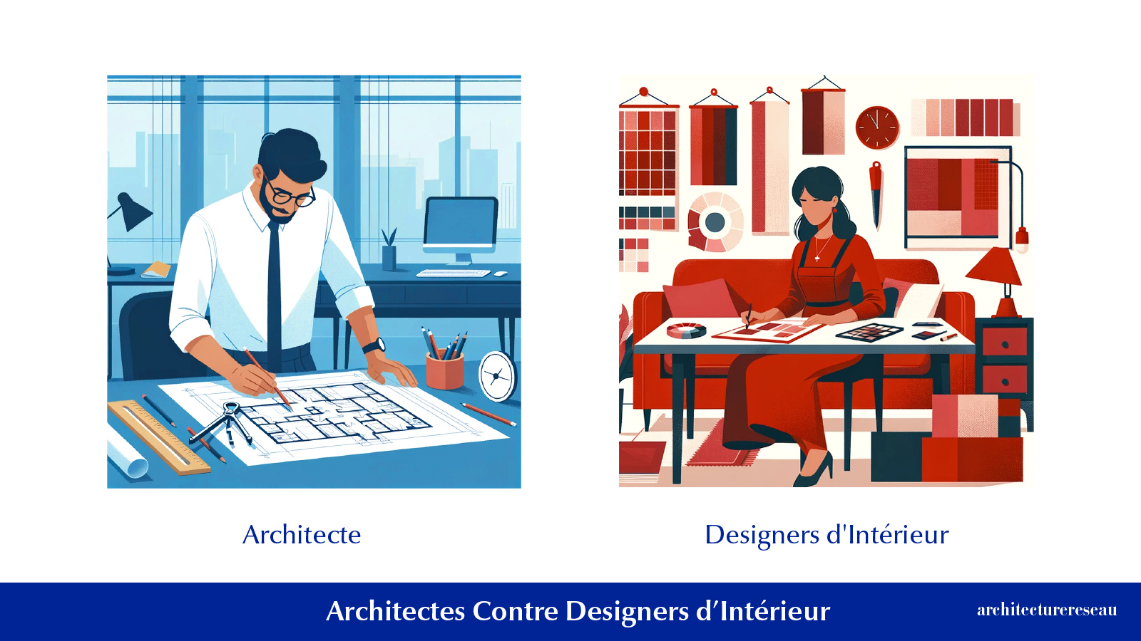 Architectes contre Designers d'Intérieur : Différences, Similitudes ...